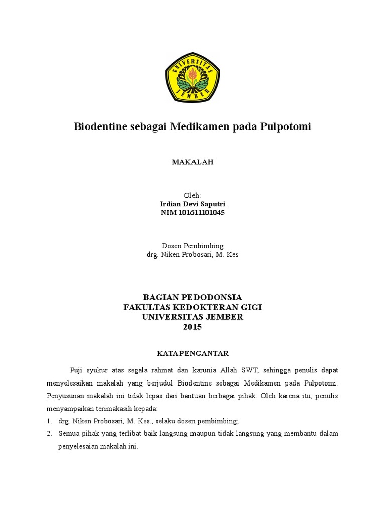 Makalah Pedo Irdi | PDF