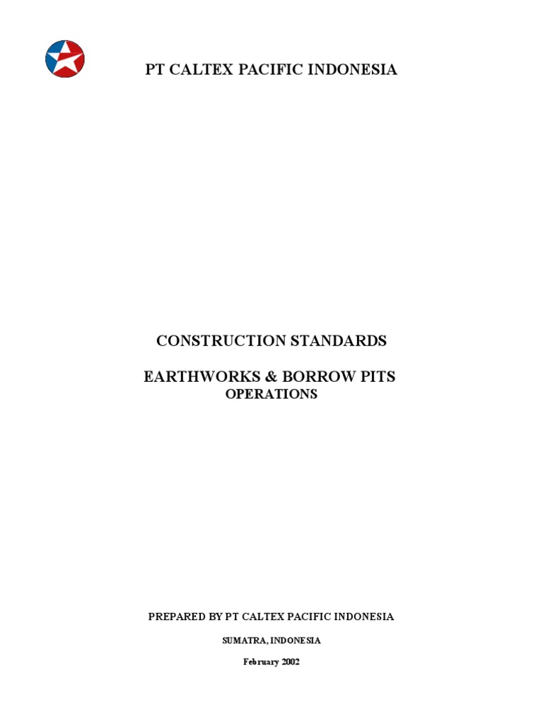 CPI Construction Standard | PDF | Road | Road Surface