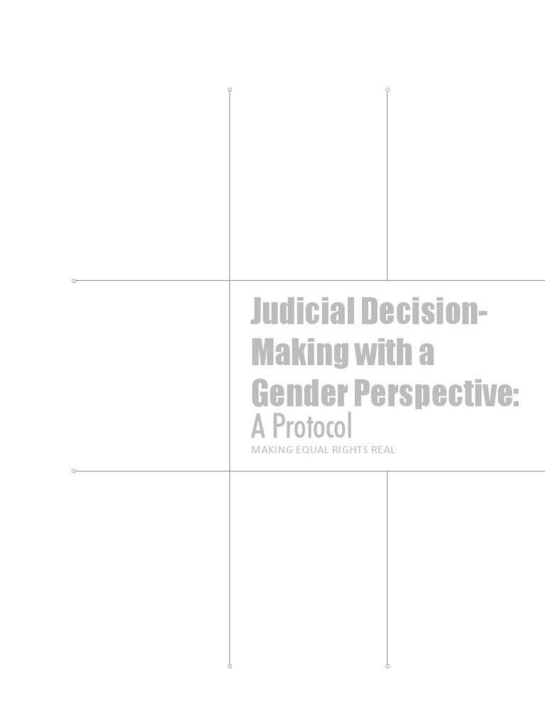 Judicial Decision-Making With A Gender Perspective: A Protocol | PDF ...