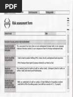 Risk Assessment Form: Likelihood X Consequence Risk | PDF | Personal ...