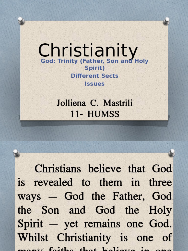 Christianity | PDF | Trinity | Monotheism