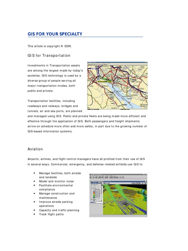 GIS for Transportation | Rail Transport | Transport