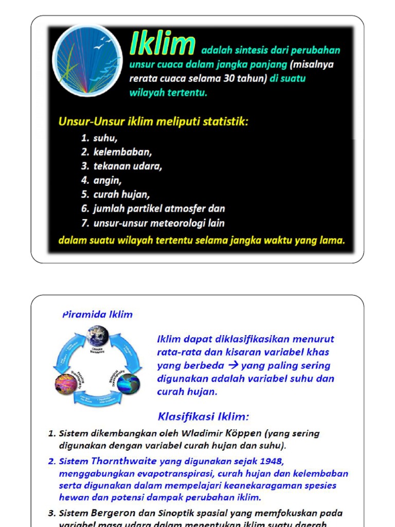 Klasifikasi Iklim | PDF