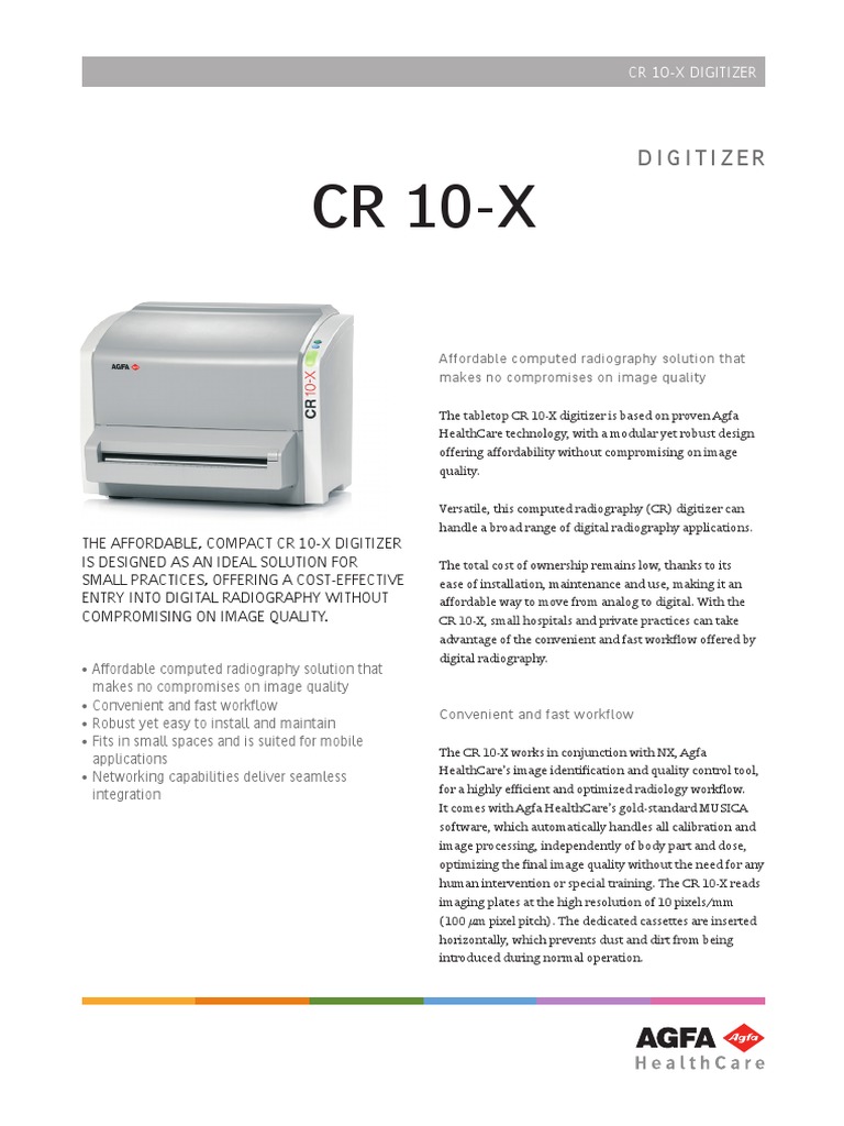 AGFA CR 10 X | Digitizing | Image Resolution
