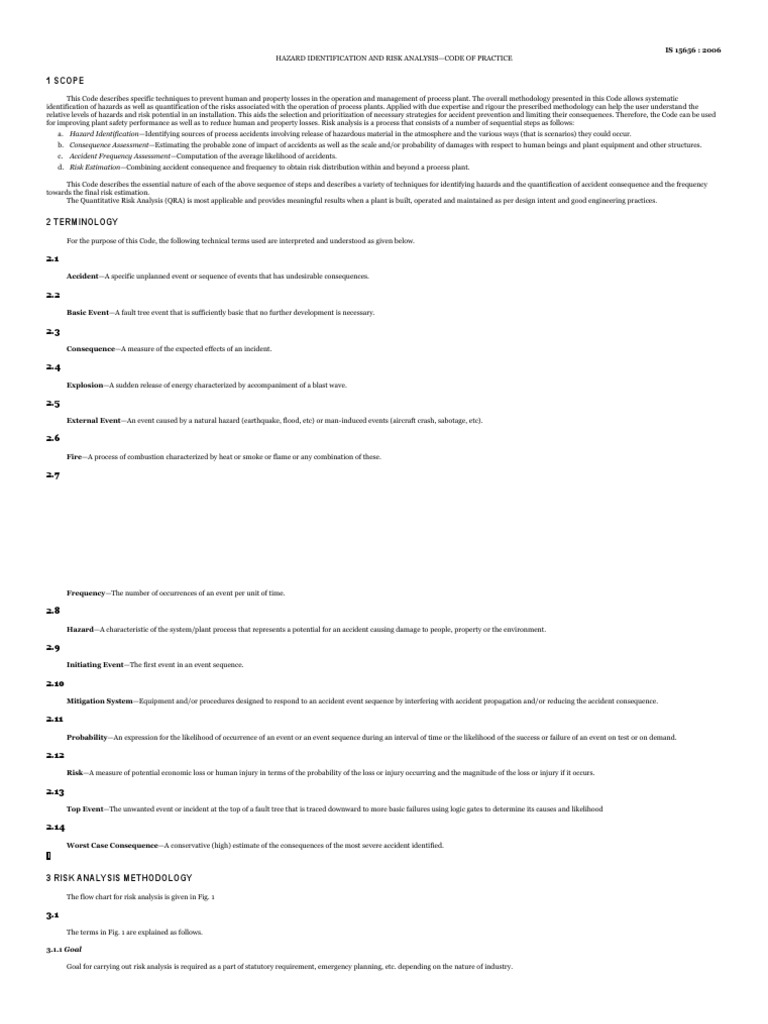 Is 15656 | PDF | Risk Management | Risk