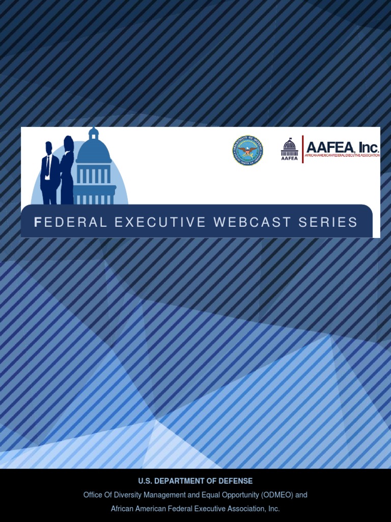 Fed Exec Webcast Brochure | Diversity (Business) | Leadership