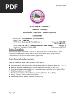 Syllabus Coverage Format | PDF | Electricity | Science And Technology