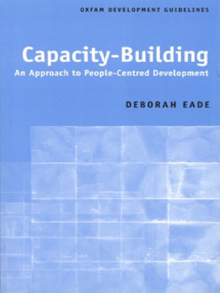 Capacity-Building: An Approach To People-Centred Development | PDF ...