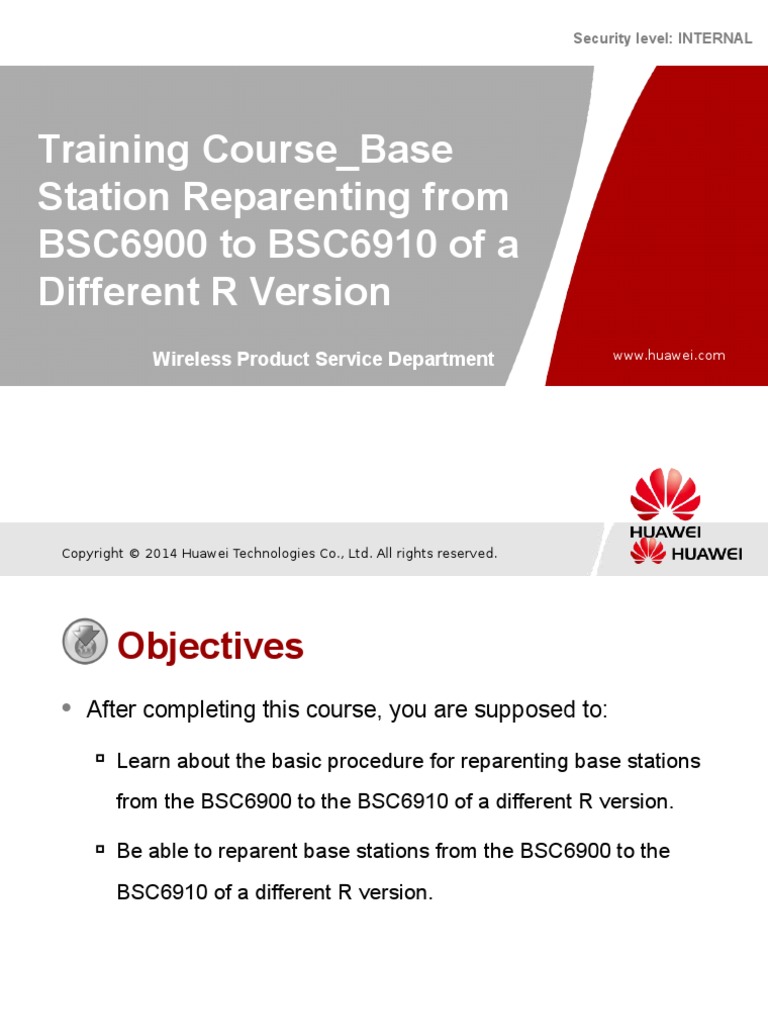 03-Base Station Reparenting From BSC6900 To BSC6910 of A Different R ...