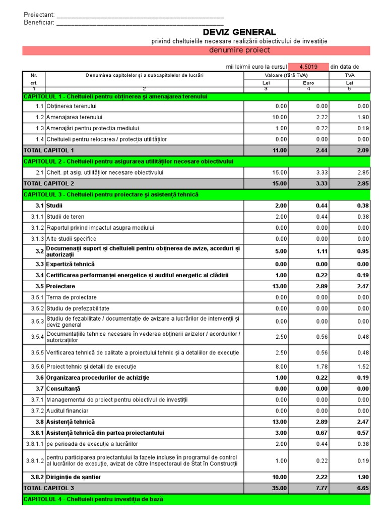 Model Deviz General | PDF