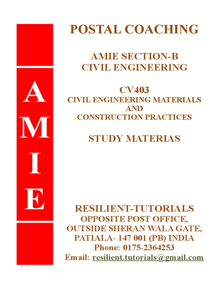 Introduction Civil Engineering Materials | PDF | Engineering | Civil ...