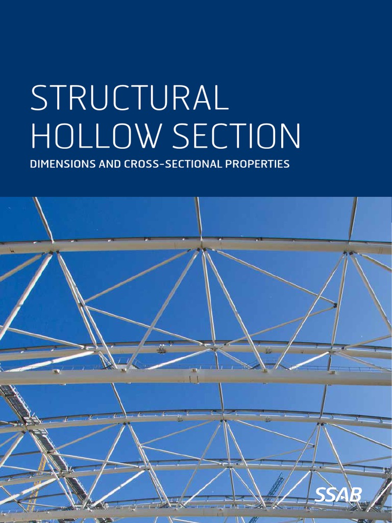 Steel Sections Hollow Sections Dimensions and Cross Sectional ...