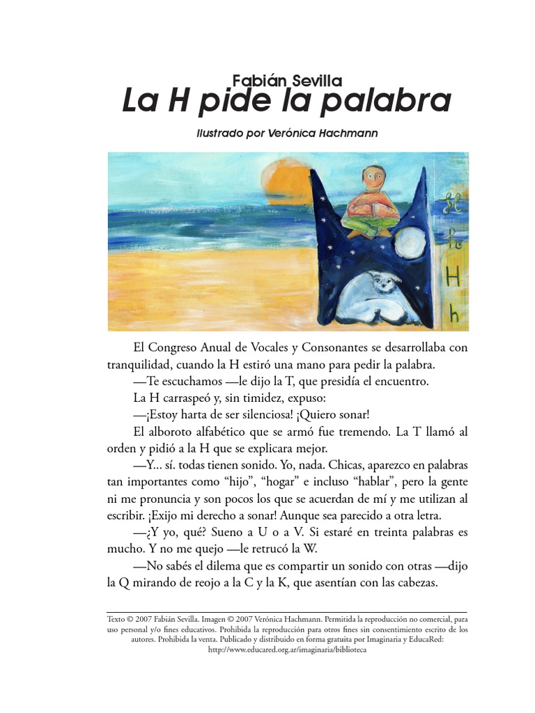CUENTO LETRA H LaHpidelapalabra PDF | PDF | Naturaleza