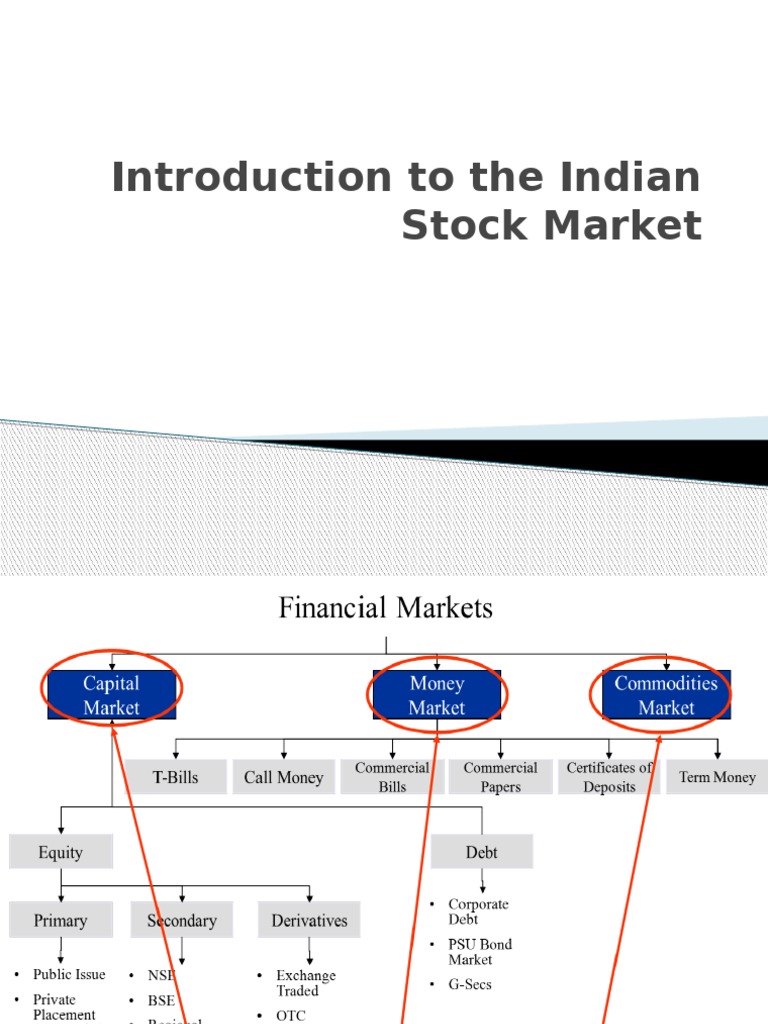Introduction To The Indian Stock Market | PDF | Order (Exchange) | Stocks