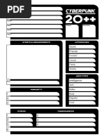 Fate Accelerated Character Sheet 1 | PDF