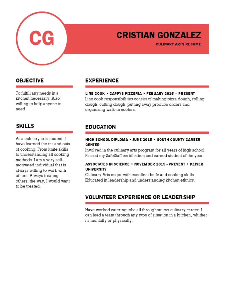 CG Resume | PDF