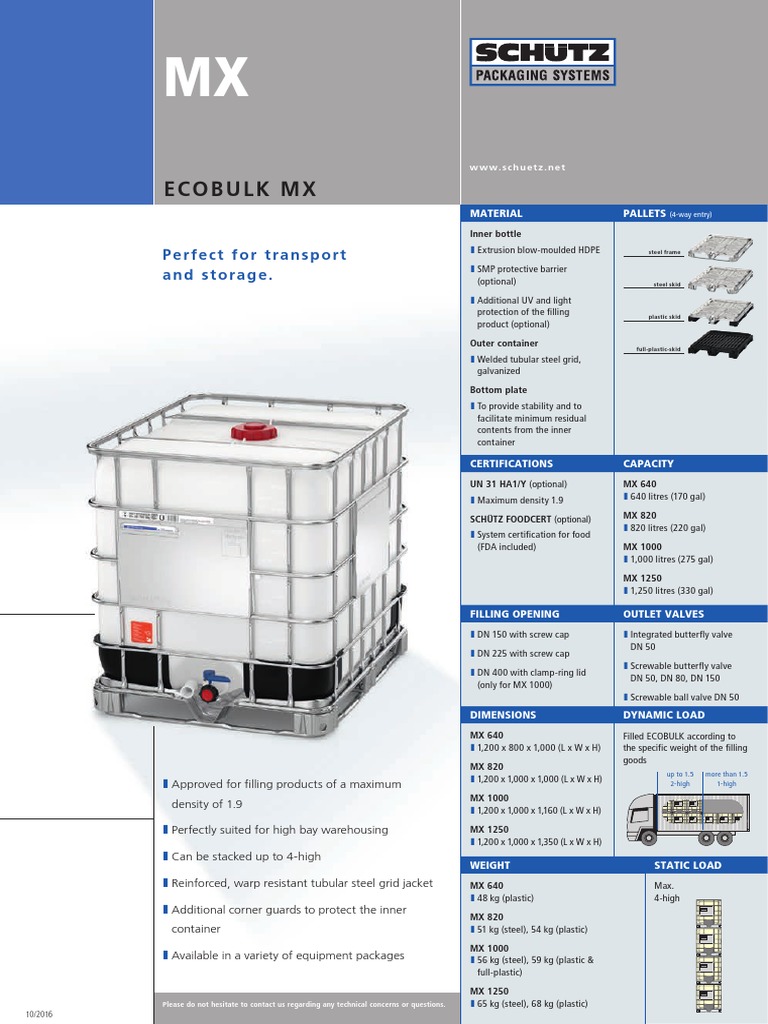 Datasheet Schuetz Ecobulk MX en | PDF | Industries | Nature