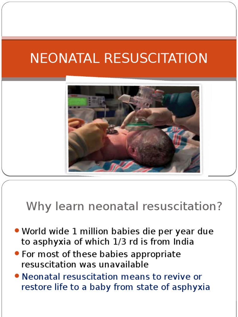 Understanding Neonatal Resuscitation | PDF | Cardiopulmonary ...