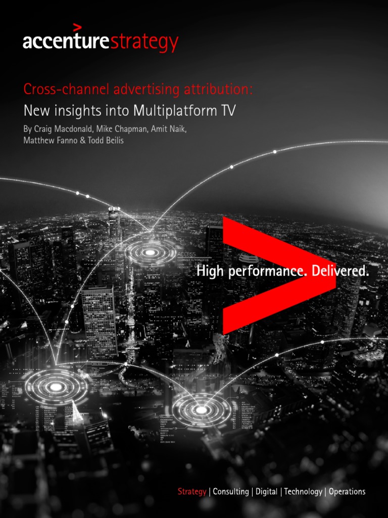 Accenture, New Insights Into Multiplatform TV | PDF | Advertising | Brand