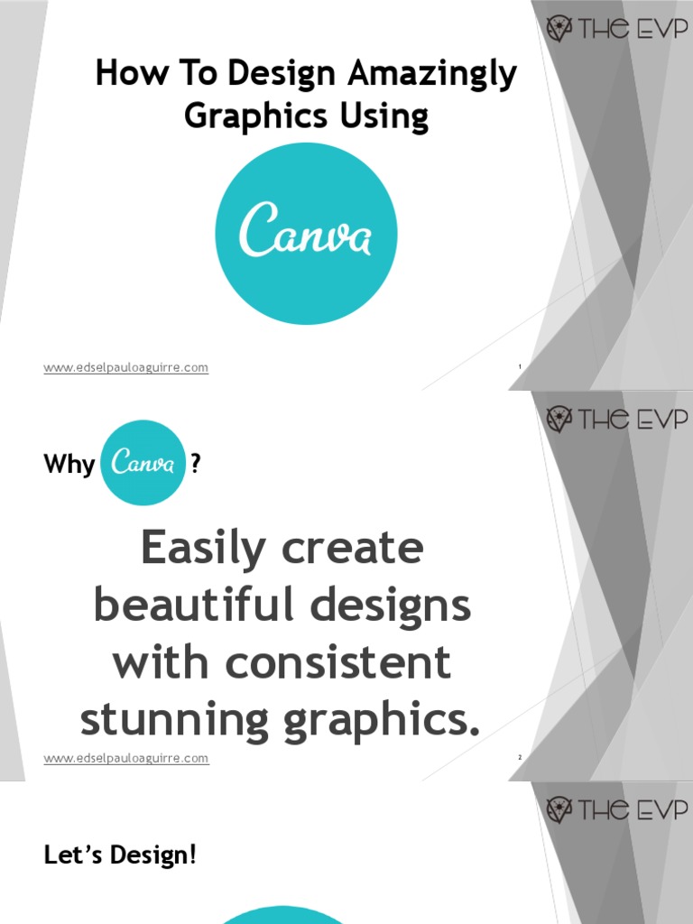 How To Create Amazingly Graphics Using Canva | PDF | Icon (Computing ...