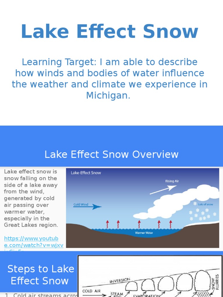 Understanding Lake Effect Snow in Michigan | PDF | Winter Storm | Snow