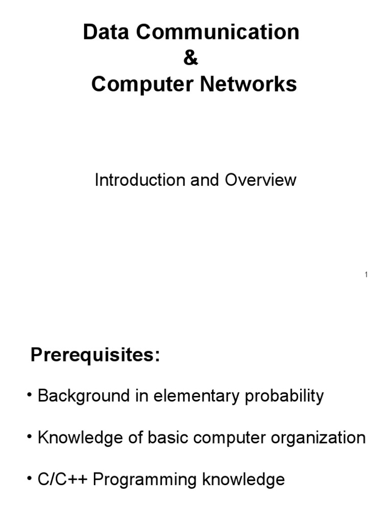 Dccn Introduction And Overview 1 Pdf Network Topology Internet Protocol Suite