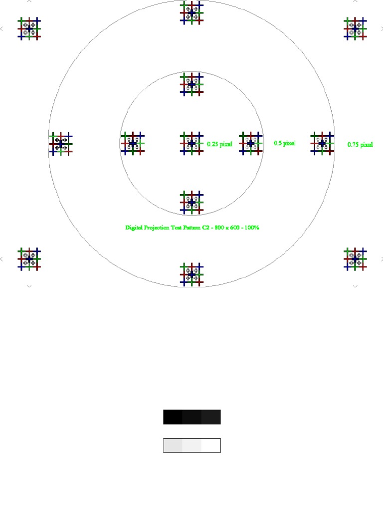 Test Pattern For Projectors, (Powerpoint) | PDF