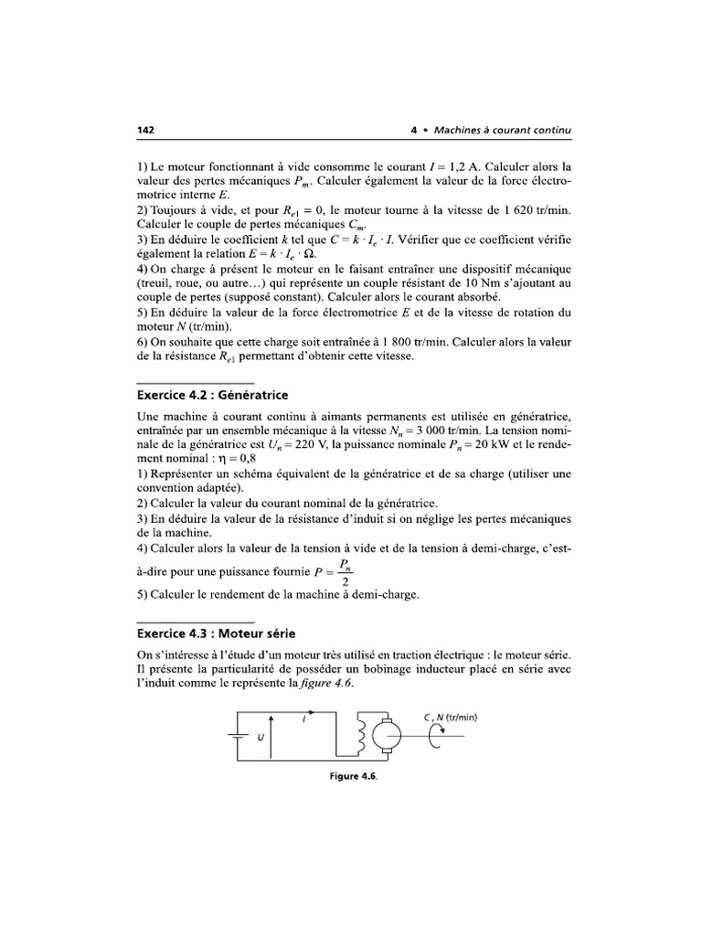 Exercices Et Problemes D Electrotechnique | PDF
