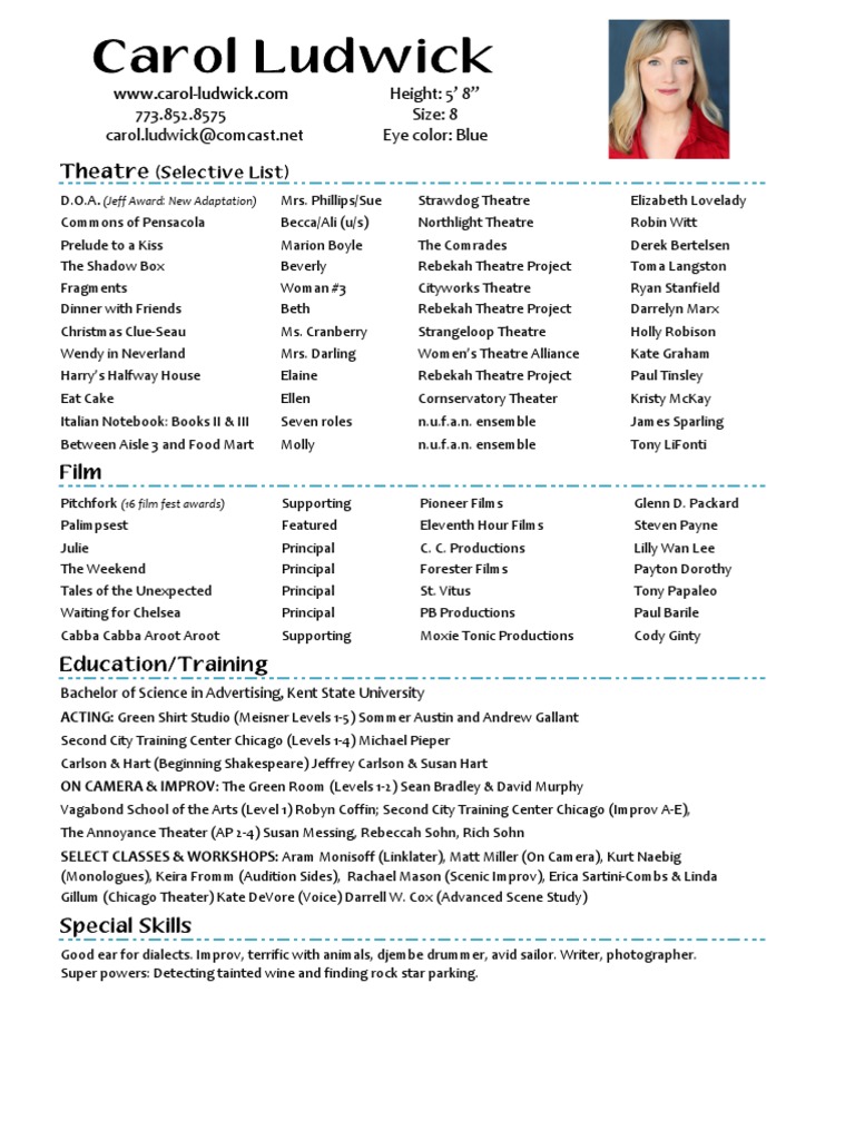 2017 Ludwick Resume R | Download Free PDF | Leisure | Entertainment ...