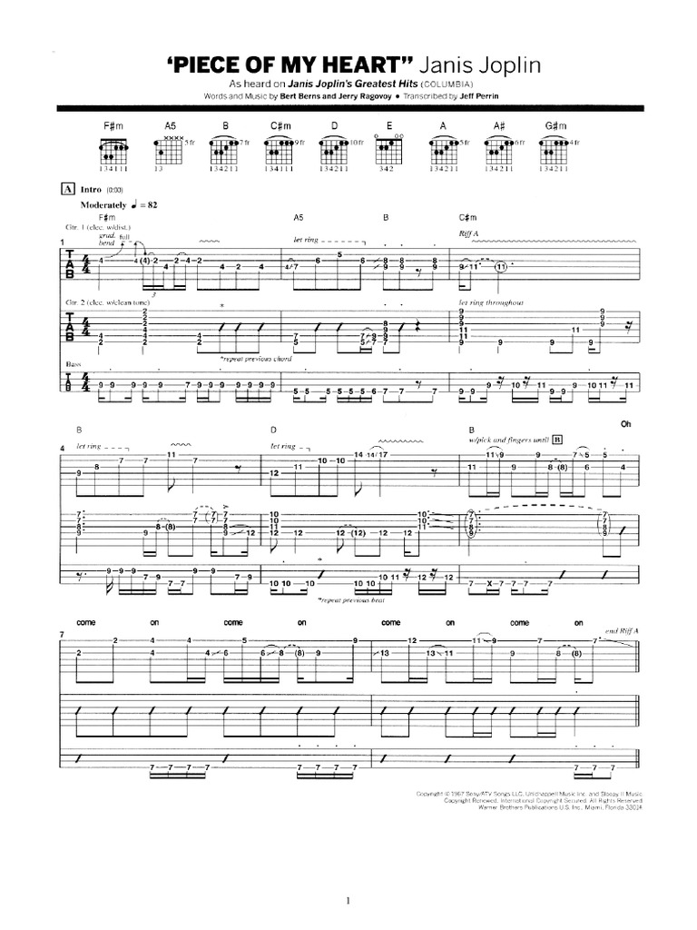 Piece of My Heart | PDF