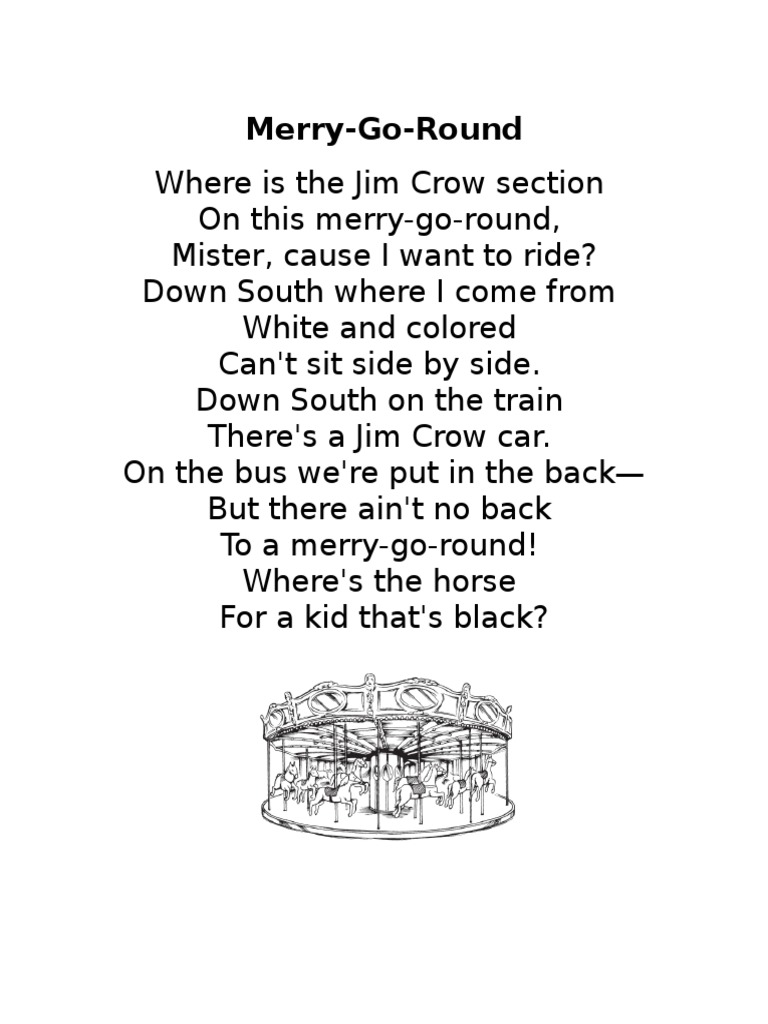 Jim Crow and Merry-Go-Round Imagery | PDF