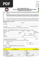 Borang PB1 Borang Permohonan Bantuan Persekolahan | PDF