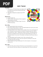 Damath | PDF | Numbers | Teaching Mathematics