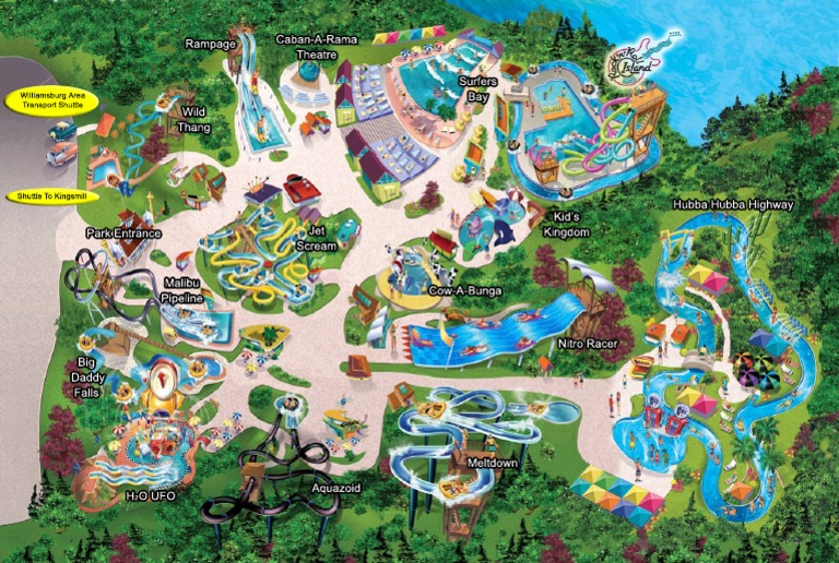 2008 Water Country Map | PDF