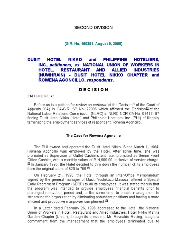 Labor Cases | PDF | Employment | Judgment (Law)