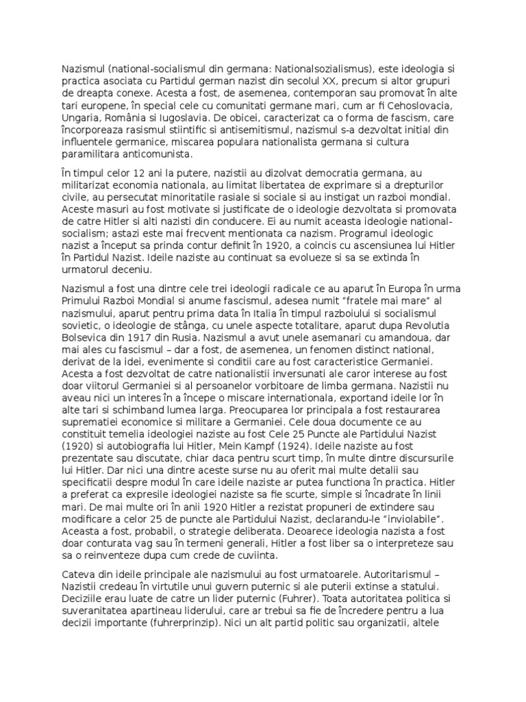 Nazismul | PDF