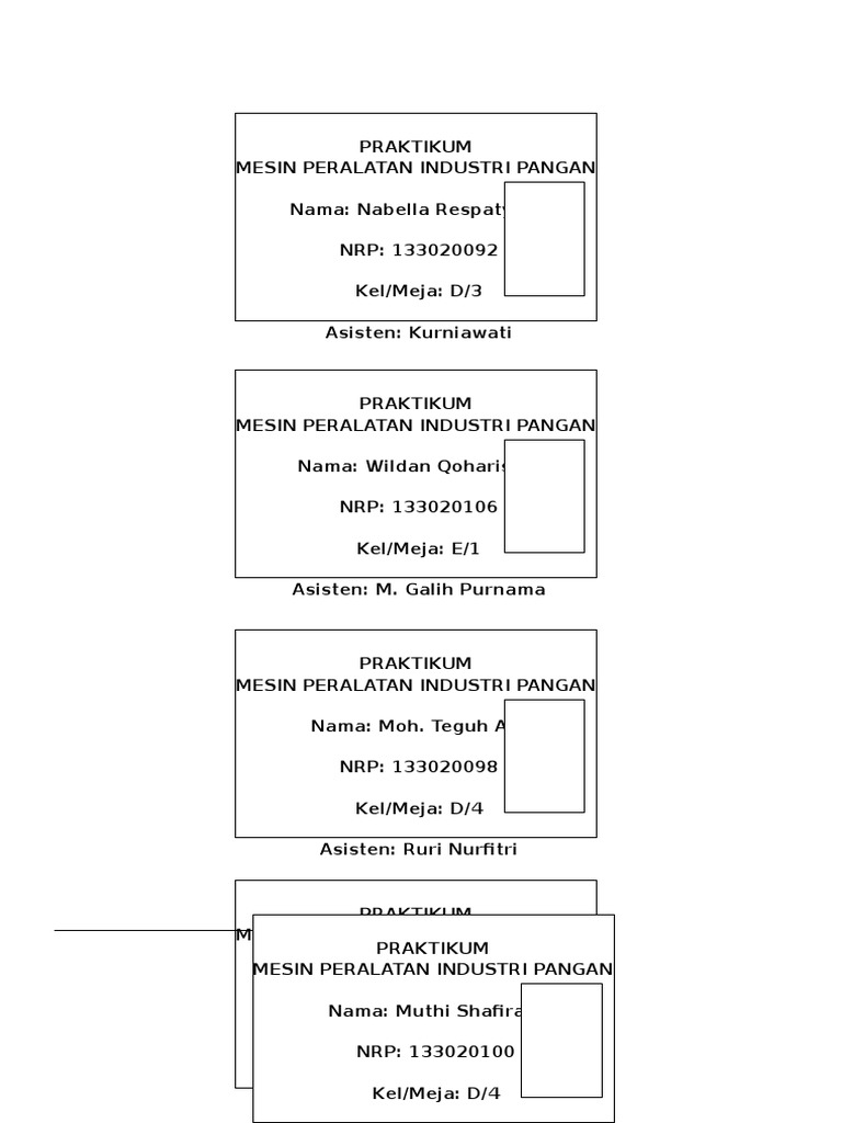 Format Name Tag | PDF