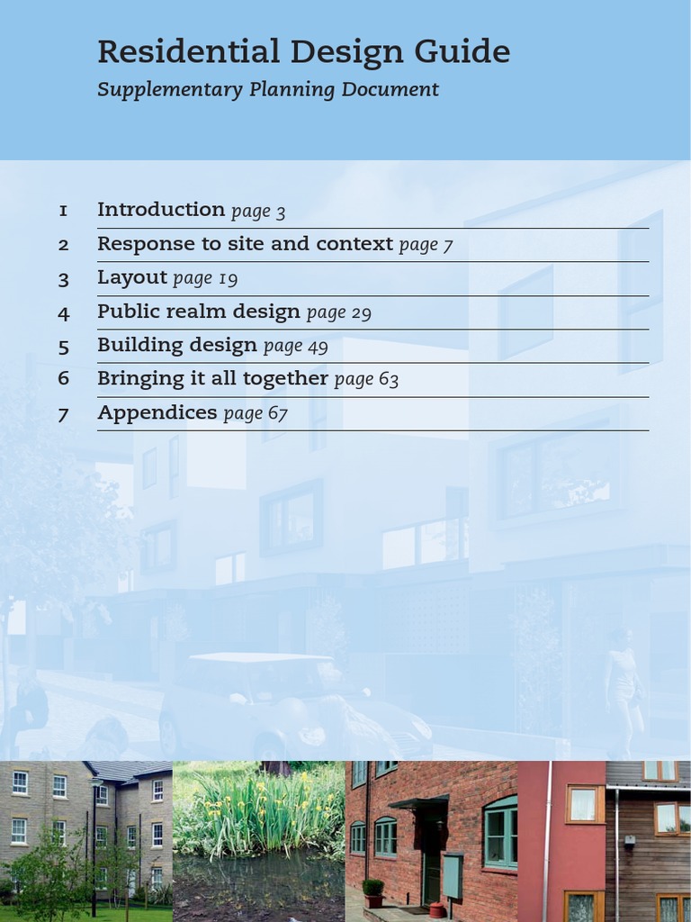 Residential Design Guide Overview | PDF | Urban Planning | Urban Geography