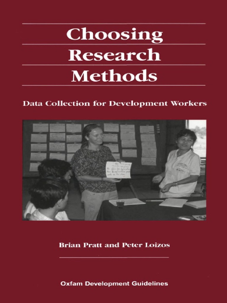 Choosing Research Methods: Data Collection For Development Workers ...