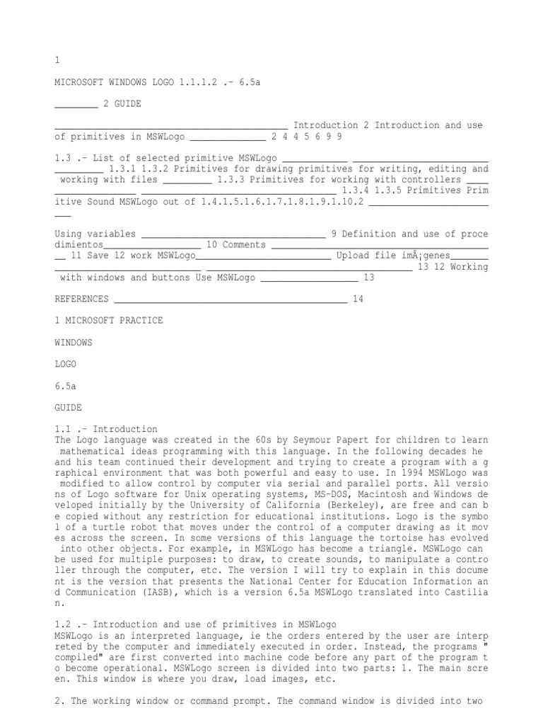MSWLogo Guide for CNICE Controllers | PDF | Analogue Electronics ...