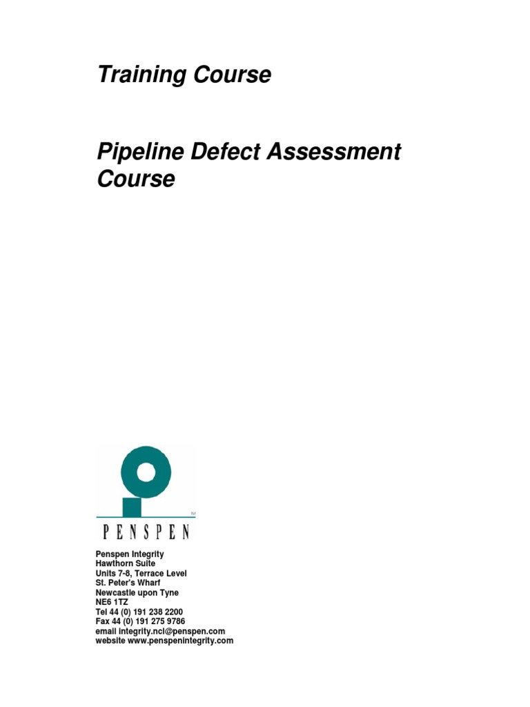 Pipeline Defect Assessment | PDF | Fracture | Fatigue (Material)