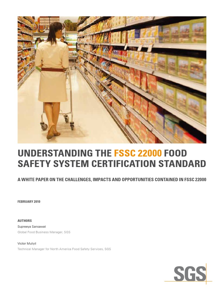 Understanding FSSC PDF | PDF | Hazard Analysis And Critical Control ...