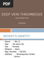 Understanding Deep Vein Thrombosis | PDF | Thrombosis | Medical Specialties