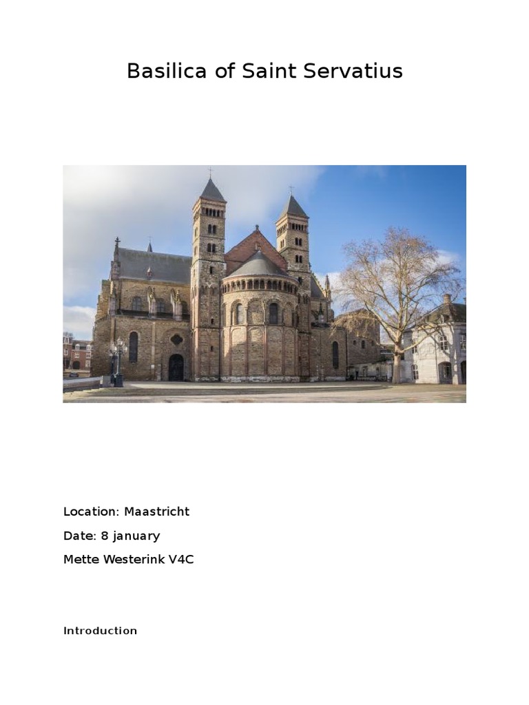 Basilica of Saint Servatius CKV | PDF | Religion And Belief