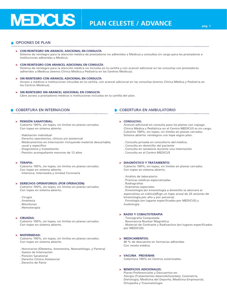 Plan Celeste | PDF | Odontología | Medicina