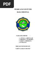 Pembuatan Es Puter | PDF | Griya & Taman | Teknologi & Rekayasa