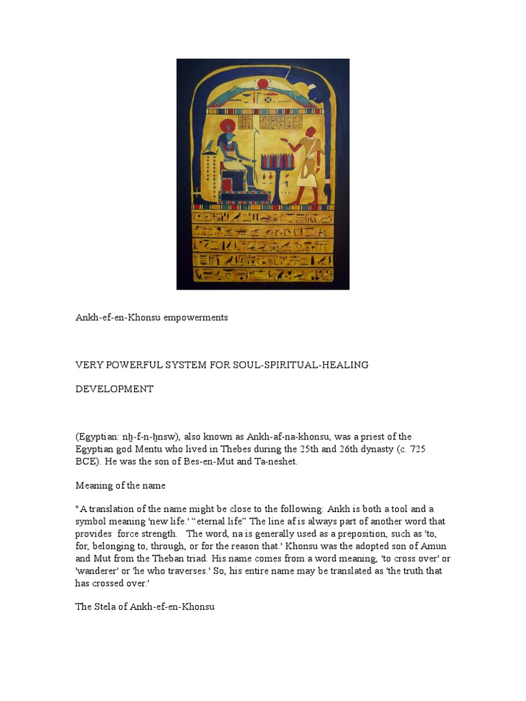 Ankh | PDF | Thelema | Deities