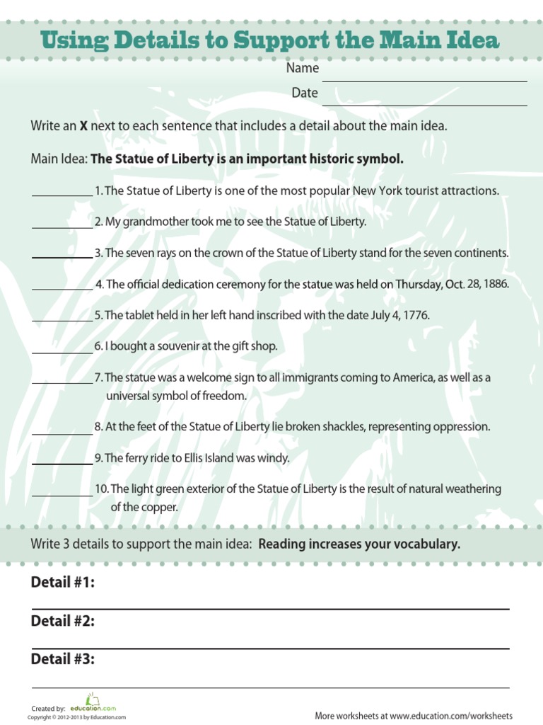 What Is The Main Idea | PDF