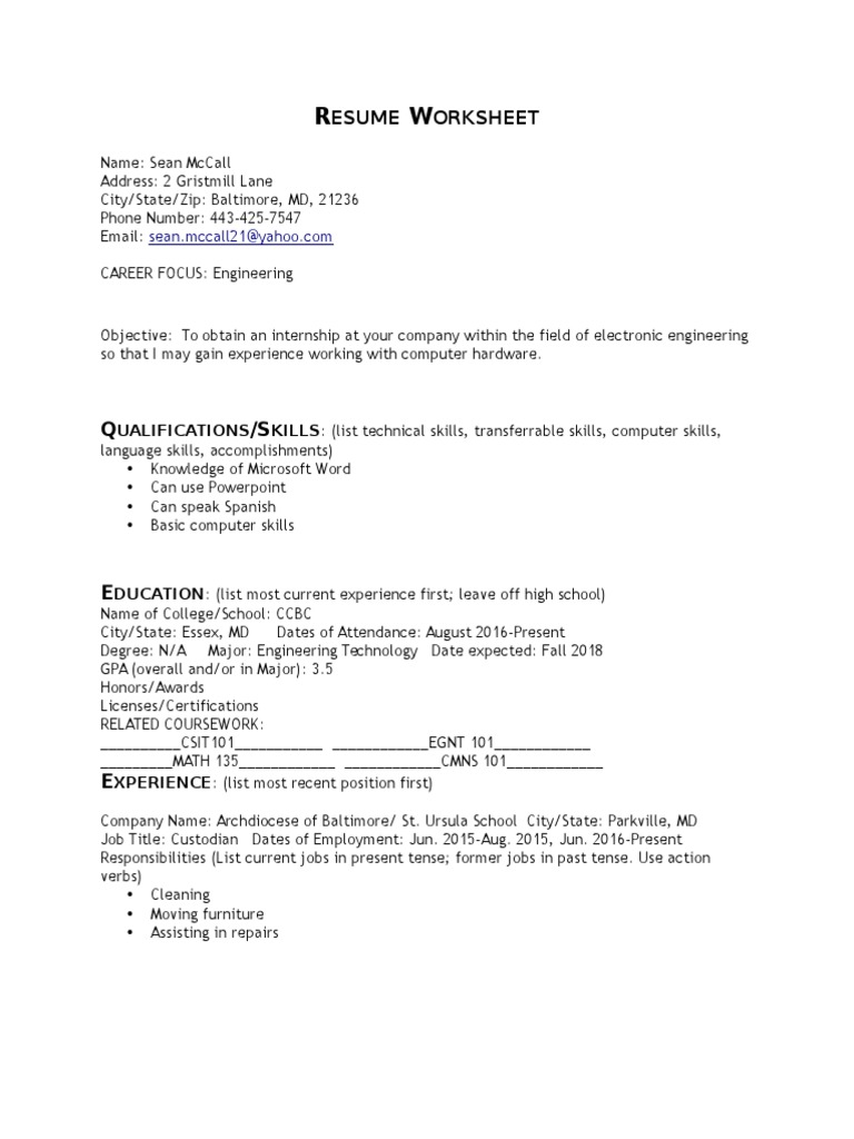 Updated Resume Assignment Csit | PDF