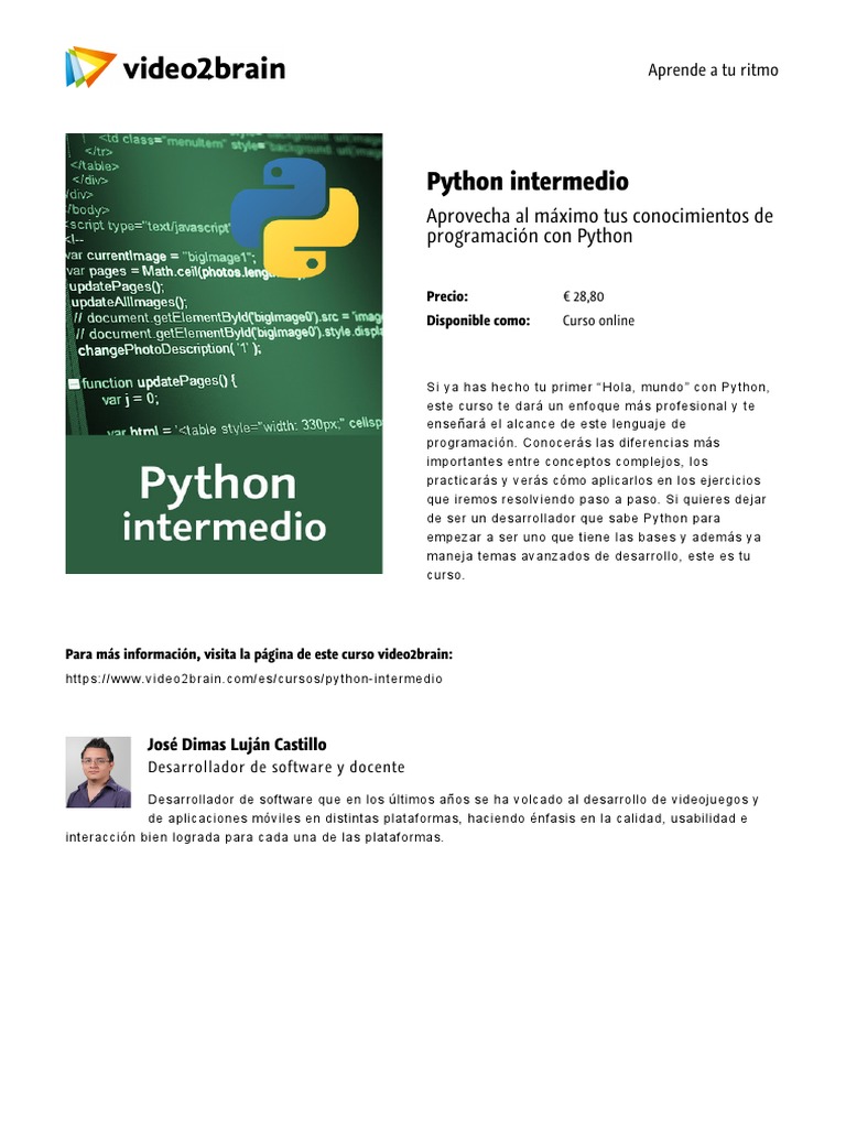 Python Intermedio | PDF